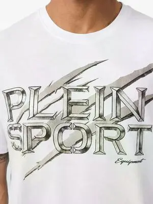 PLEIN SPORT Logo-print Crew-neck T-shirt
