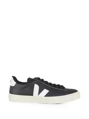 VEJA Campo Leather Sneakers - Black