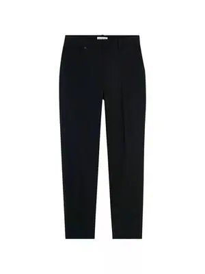 Tommy Hilfiger Pressed-crease Straight Trousers - Black