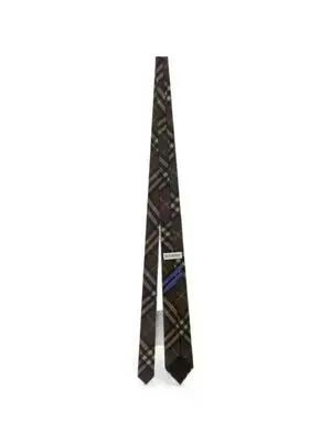 Burberry Silk House Check Neck Tie - Brown