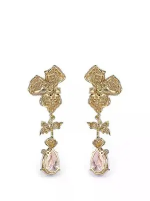 ANABELA CHAN Candy Orchid Diamond Earrings