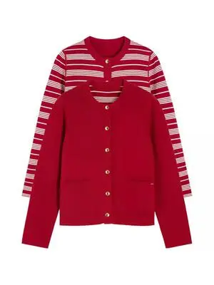 Tommy Hilfiger Reversible Striped Cardigan