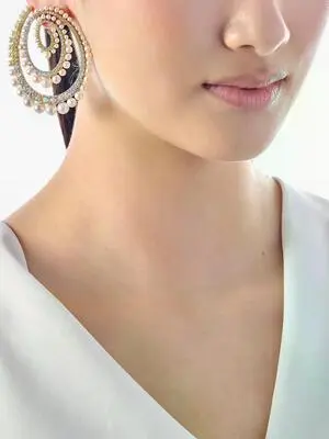 ANABELA CHAN Vortex Pearl Hoop Earrings