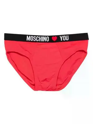 Moschino Logo-waistband Briefs