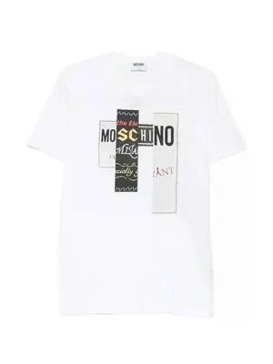 Moschino Logo-patch T-shirt