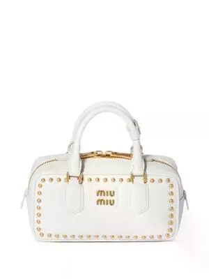 Miu Miu Arcadie Studded Leather Bag