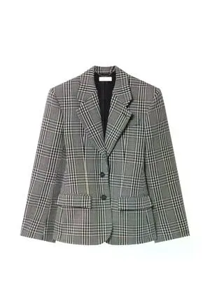 Stella McCartney Prince Of Wales Check Wool Blazer