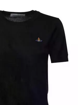 VIVIENNE WESTWOOD Orb Embroidered Short-sleeve T-shirt