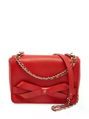 Carolina Herrera Bow Flap Shoulder Bag