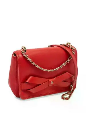 Carolina Herrera Bow Flap Shoulder Bag