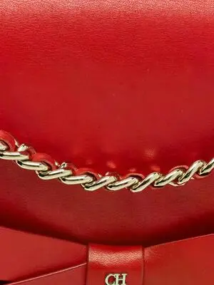 Carolina Herrera Bow Flap Shoulder Bag