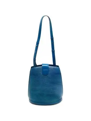 LOUIS VUITTON 1994 Cluny Epi Bucket Bag - Blue