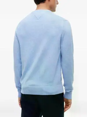 Tommy Hilfiger Logo-embroidered Crew-neck Sweater