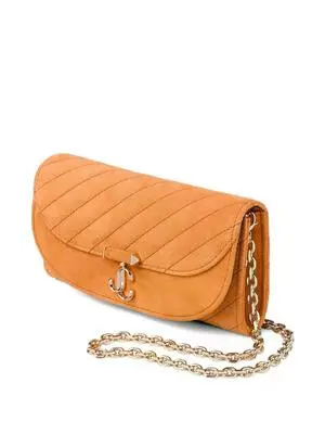 JIMMY CHOO Quilted Leather Chain-strap Wallet