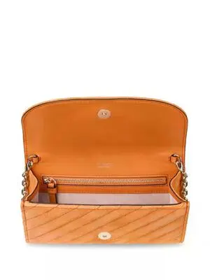 JIMMY CHOO Quilted Leather Chain-strap Wallet