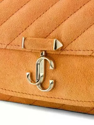 JIMMY CHOO Quilted Leather Chain-strap Wallet