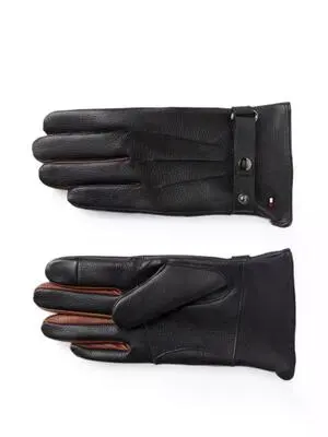 Tommy Hilfiger Logo-plaque Touch-strap Gloves