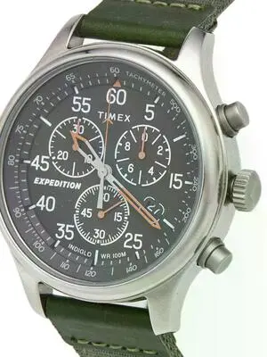 TIMEX Expedition Indiglo 43mm Watch - Black