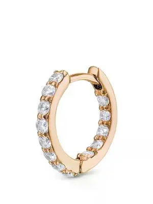 ANABELA CHAN Simulated Diamond Heart Hoop Earrings