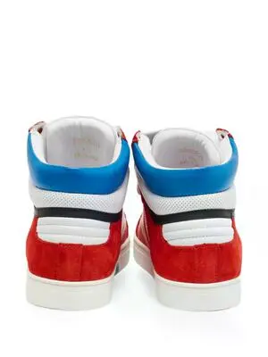 Burberry Paneled High-top Sneakers