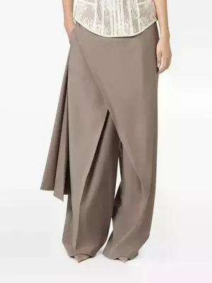 Giuseppe Di Morabito Wrap-panel Trousers - Brown