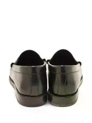 Celine Leather Penny Strap Loafers