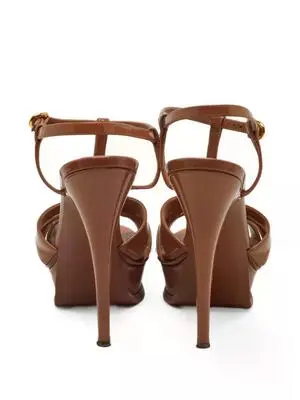 Saint Laurent Tribute Chain-link Platform Sandals