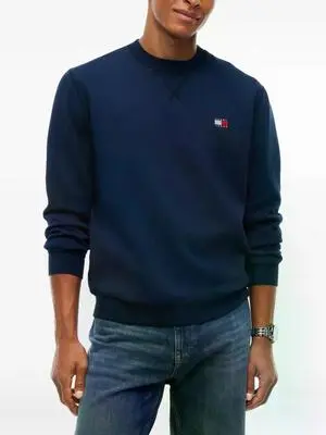 Tommy Hilfiger Logo-patch Crew-neck Sweater
