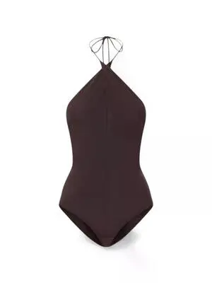Alex Perry Cross-tie Halterneck Bodysuit