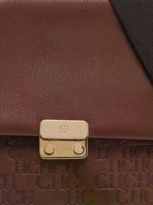 Carolina Herrera Baret Monogram-embossed Tote Bag