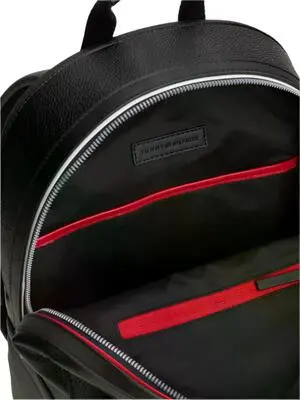 Tommy Hilfiger Grained-texture Logo-plaque Backpack