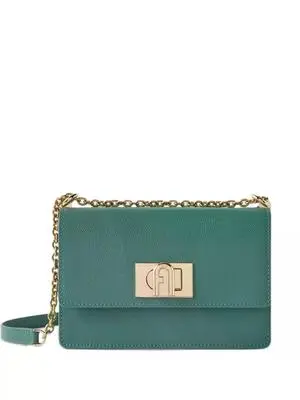 Furla 1927 Grained Leather Mini Bag - Green