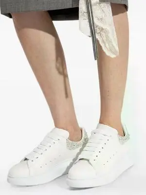 Alexander McQueen Oversized Crystal-embellished Sneakers