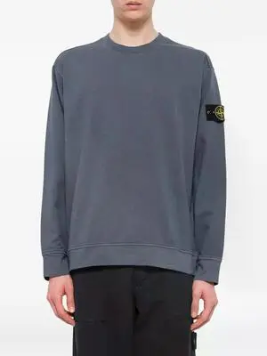 Stone Island 6100057 Heavy Organic-coton Jersey Sweatshirt - Grey