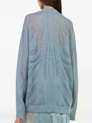 Roberto Cavalli Open-knit Cardigan