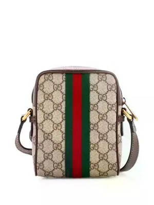 Gucci Ophidia Messenger Bag Gg Coated Canvas Mini Crossbody Bag