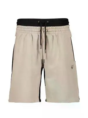 Off-White Cotton Sweatshorts With Arrow Motif