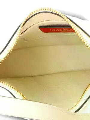 Valentino Garavani Vlogo Leather Mini Hobo Bag - White
