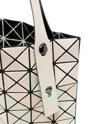 Issey Miyake Prism Geometric-panelling Tote Bag - Neutrals