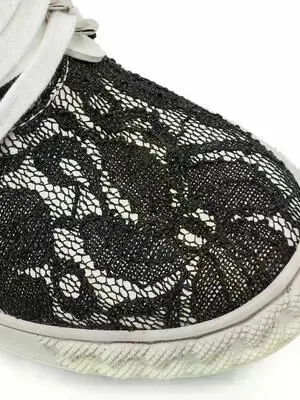 Casadei Lace Wedge Sneakers