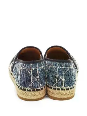 Dior Granville Tweed Espadrilles - Blue