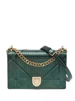 Dior 2018 Medium Diorama Microcannage Shoulder Bag