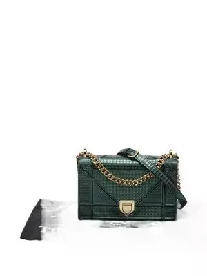 Dior 2018 Medium Diorama Microcannage Shoulder Bag