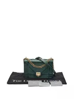 Dior 2018 Medium Diorama Microcannage Shoulder Bag