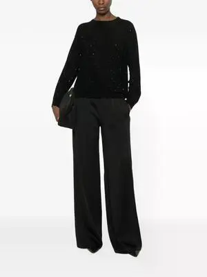 Fabiana Filippi Sequin Embellished Wool Sweater