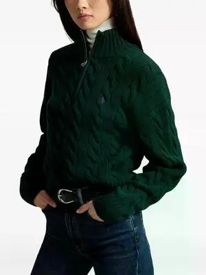 Polo Ralph Lauren Cable Knit Quarter-zip Sweater
