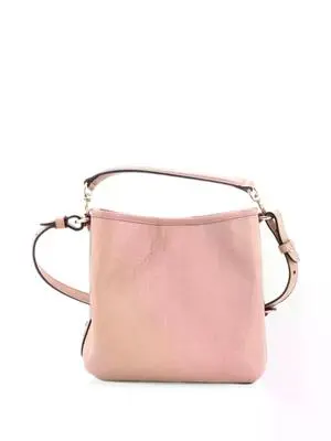 Gucci Gg Emblem Gg Embossed Leather Small Bucket Bag