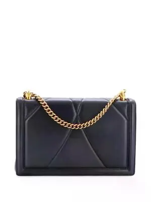 Dolce & Gabbana Devotion Full Flap Quilted Leather Large Shoulder Bag