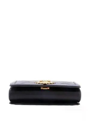 Dolce & Gabbana Devotion Full Flap Quilted Leather Large Shoulder Bag