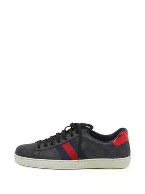 Gucci Ace Web-detail Sneakers - Grey
